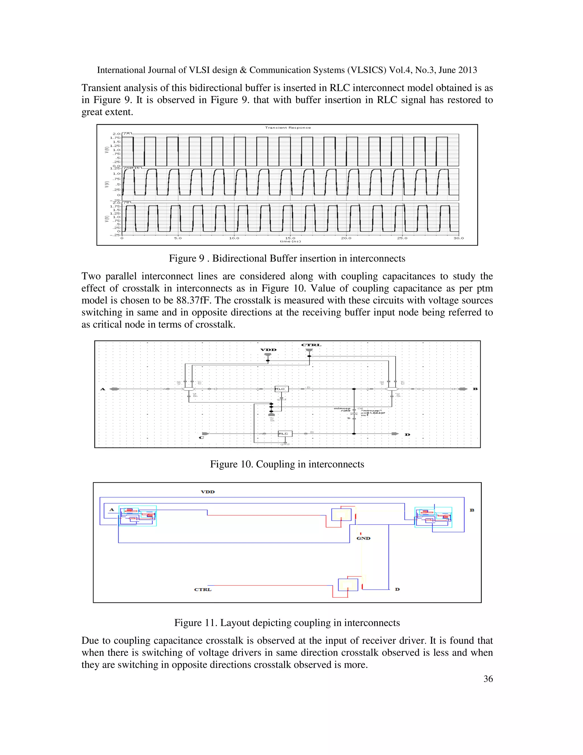 Crosstalk Minimization For Coupled Rlc Interconnects Using Bidirectional Buffer And Shield