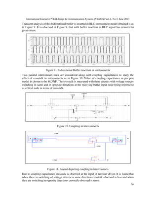 CROSSTALK MINIMIZATION FOR COUPLED RLC INTERCONNECTS USING BIDIRECTIONAL BUFFER AND SHIELD ...