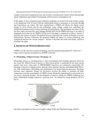 CMOS LOW POWER CELL LIBRARY FOR DIGITAL DESIGN | PDF