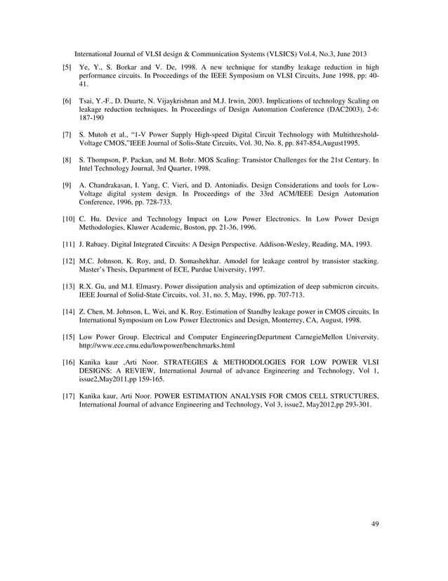 CMOS LOW POWER CELL LIBRARY FOR DIGITAL DESIGN | PDF