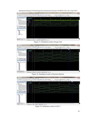 DESIGN OF PARITY PRESERVING LOGIC BASED FAULT TOLERANT REVERSIBLE ARITHMETIC LOGIC UNIT | PDF