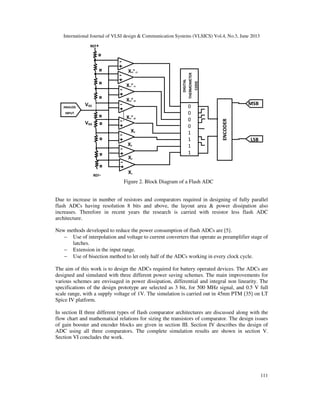 DESIGN OF IMPROVED RESISTOR LESS 45NM SWITCHED INVERTER SCHEME (SIS) ANALOG TO DIGITAL CONVERTER ...