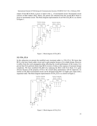 DESIGN AND IMPLEMENTATION OF AN IMPROVED CARRY INCREMENT ADDER | PDF