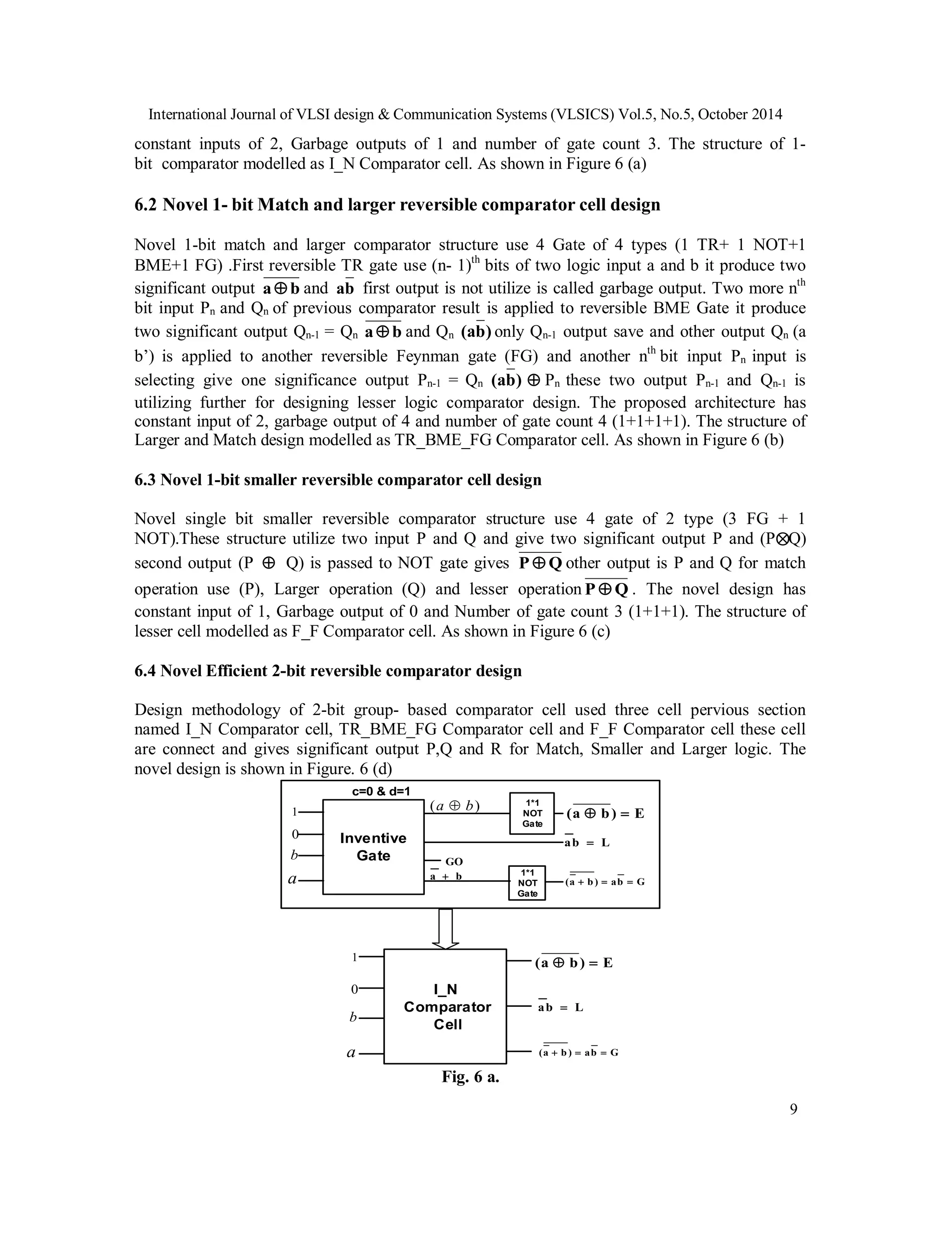 EVOLUTION OF STRUCTURE OF SOME BINARY GROUP-BASED N-BIT COMPARATOR, N-TO-2N DECODER BY ...