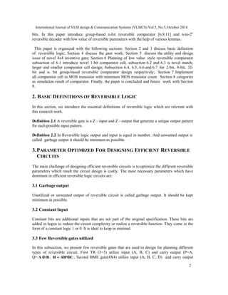 EVOLUTION OF STRUCTURE OF SOME BINARY GROUP-BASED N-BIT COMPARATOR, N-TO-2N DECODER BY ...