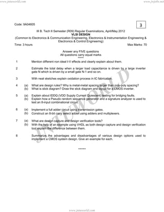 Vlsi design | PDF