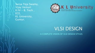 THE CMOS VLSI DESIGN | PPTX