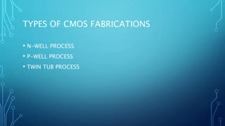 THE CMOS VLSI DESIGN | PPTX