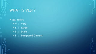 THE CMOS VLSI DESIGN | PPTX