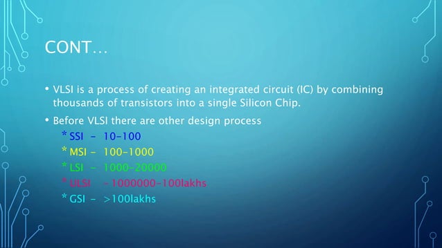THE CMOS VLSI DESIGN | PPTX | Physics | Science