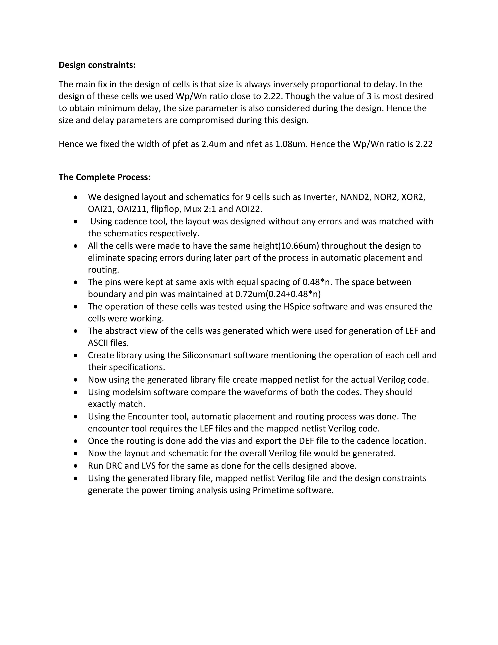 VLSI Final Design Project | PDF