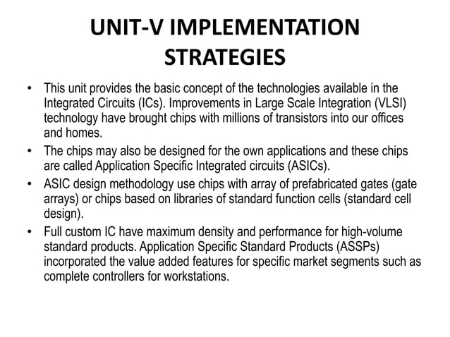Vlsi design | PPTX | Computing | Technology & Computing
