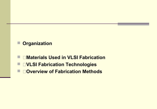 Vlsi design and fabrication ppt | PPT | Physics | Science