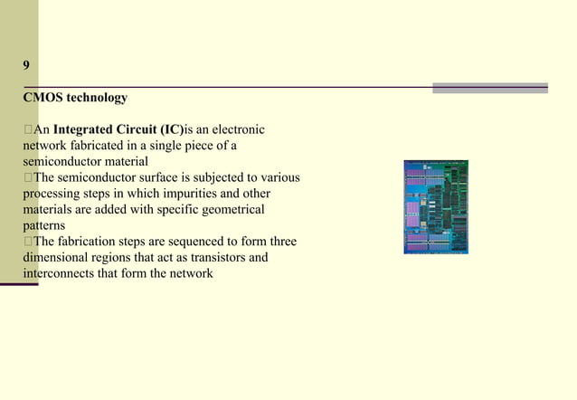 Vlsi design and fabrication ppt | PPT | Physics | Science
