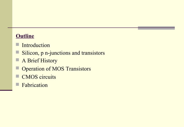 Vlsi Design And Fabrication Ppt Ppt Physics Science