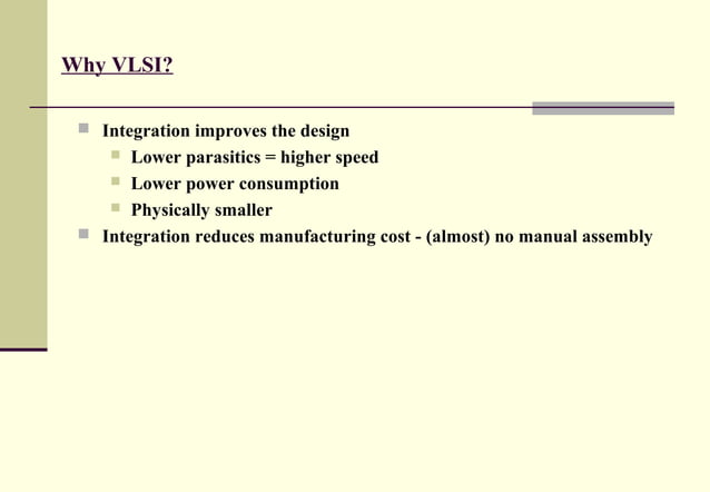 Vlsi design and fabrication ppt | PPT | Physics | Science