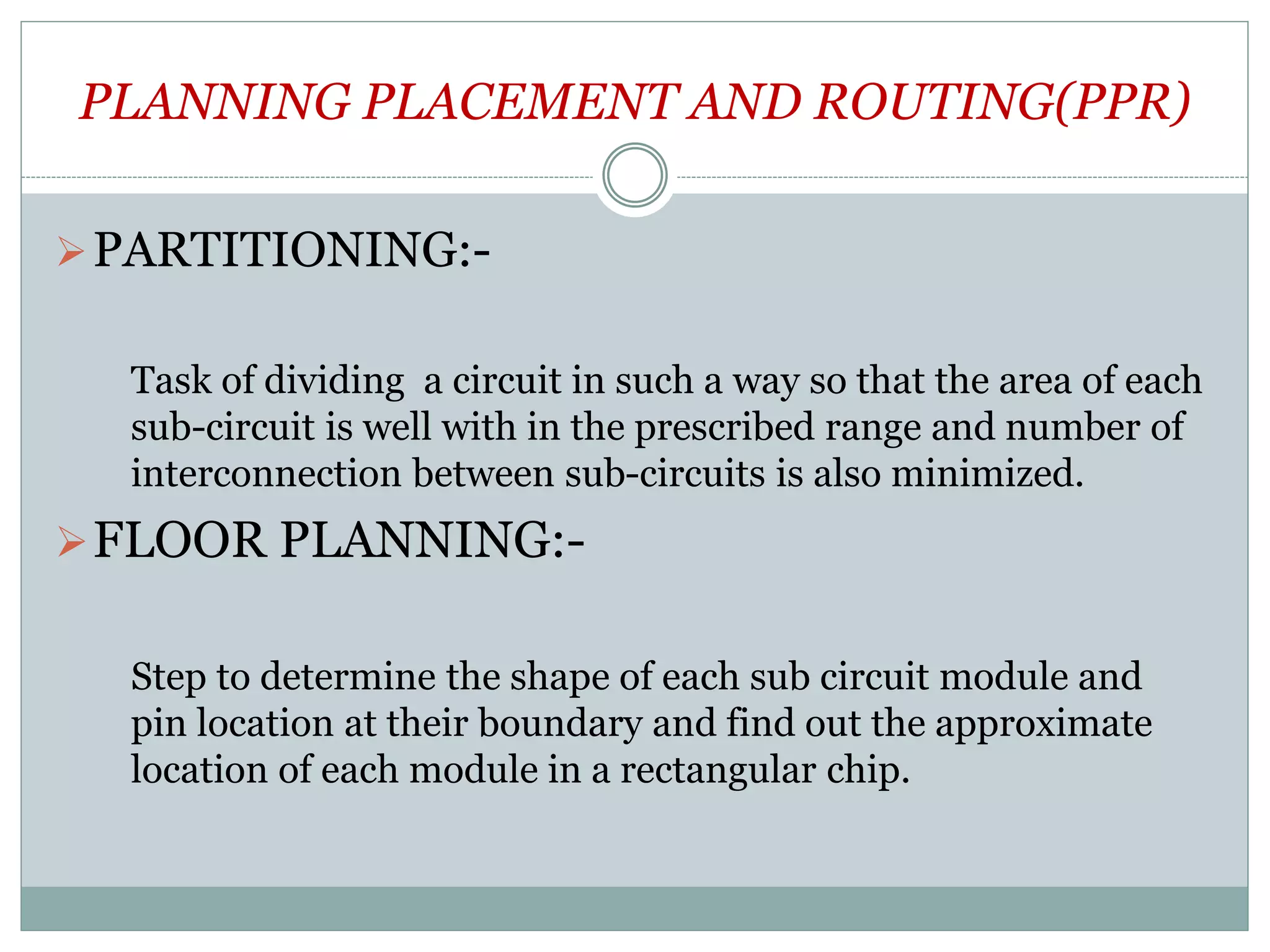 Vlsi design flow | PPTX