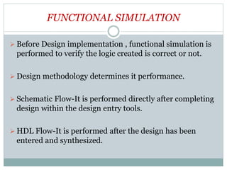 Vlsi design flow | PPTX
