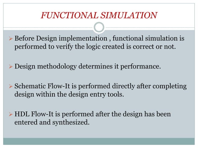 Vlsi Design Flow Ppt 