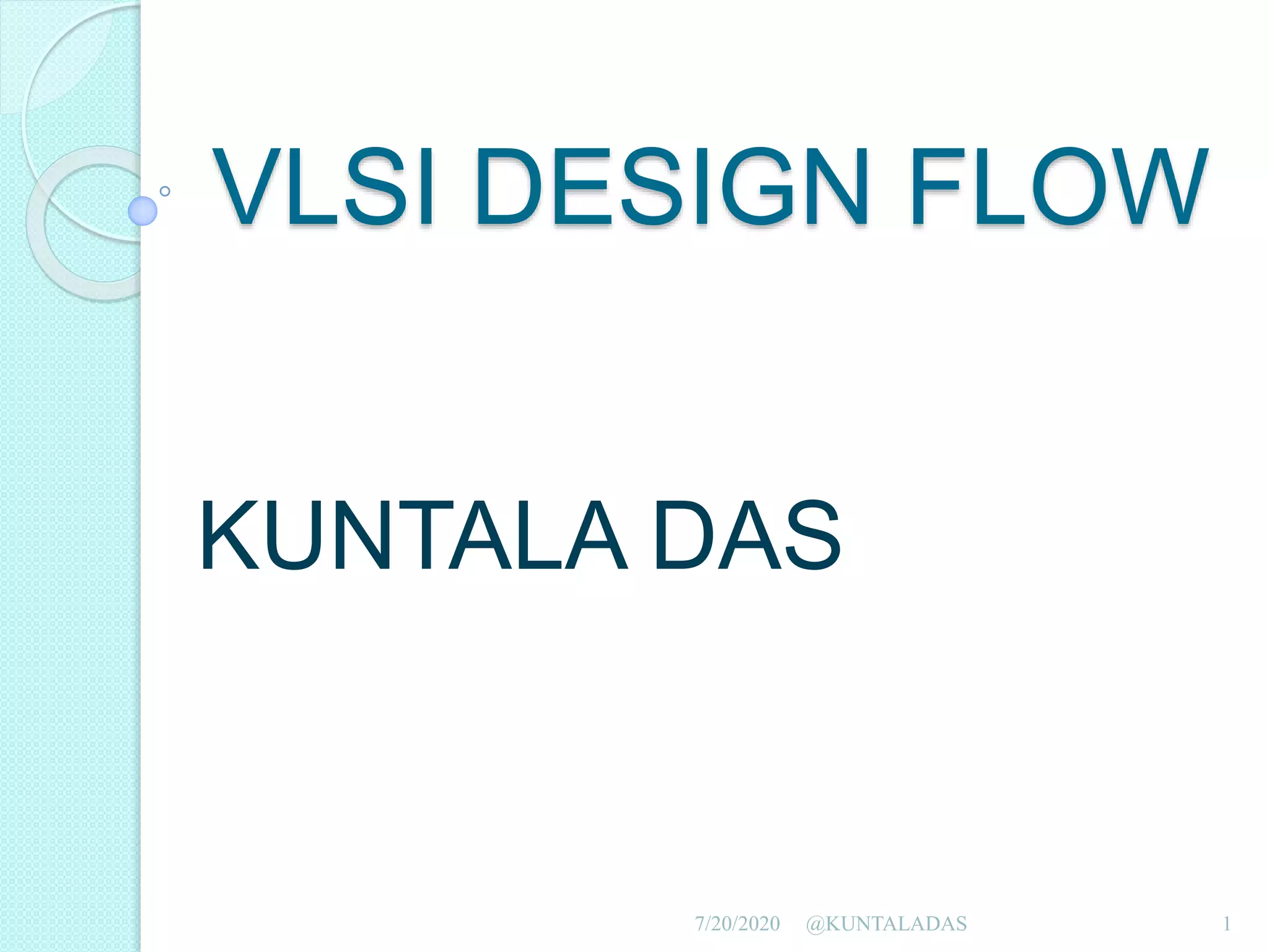 Vlsidesignflow | PPTX