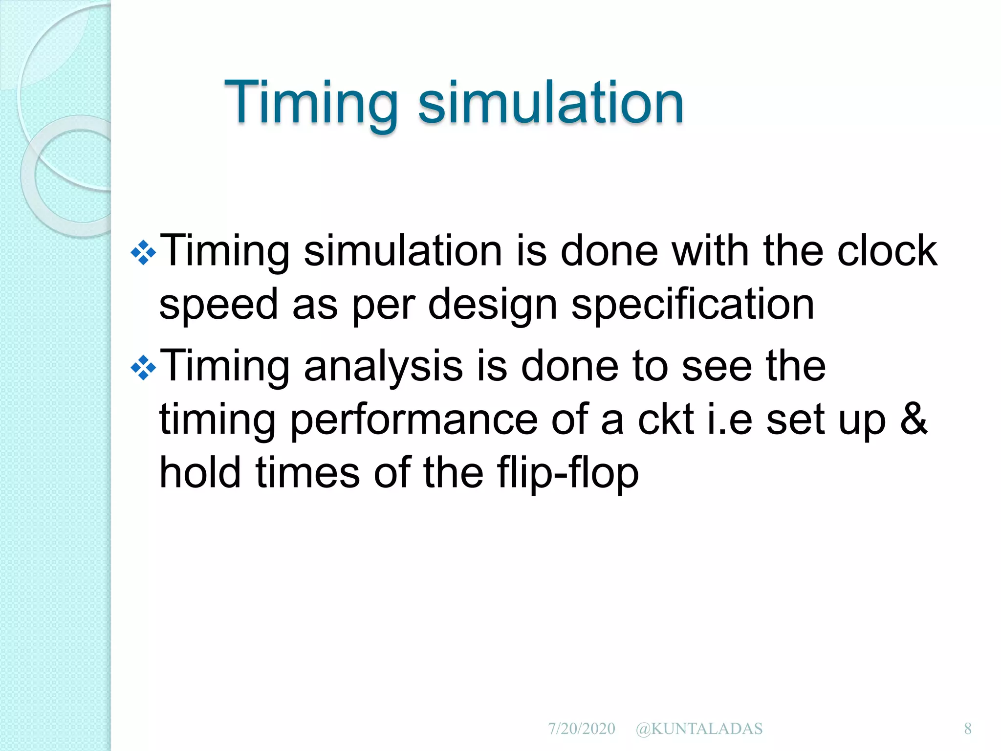 Vlsidesignflow | PPTX