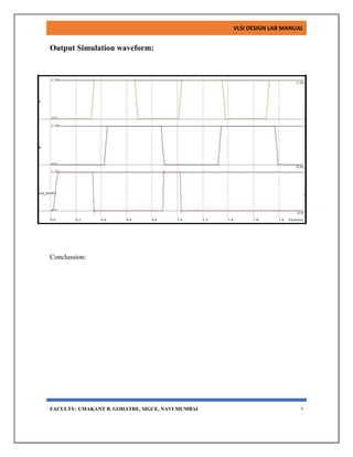 VLSI Design_LAB MANUAL By Umakant Gohatre | PDF