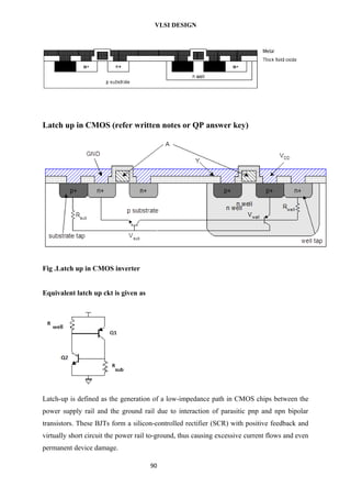 Vlsi design notes l7 a&b batch , ece , sngce | DOC
