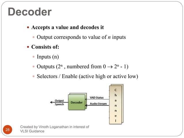 Vlsi Design Overview With Number System And Combinational Circuits
