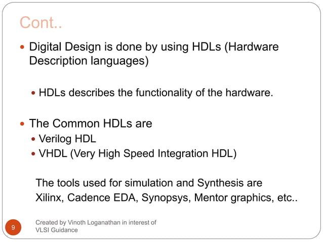Vlsi Design Overview With Number System And Combinational Circuits With Real Life Examples Ppt