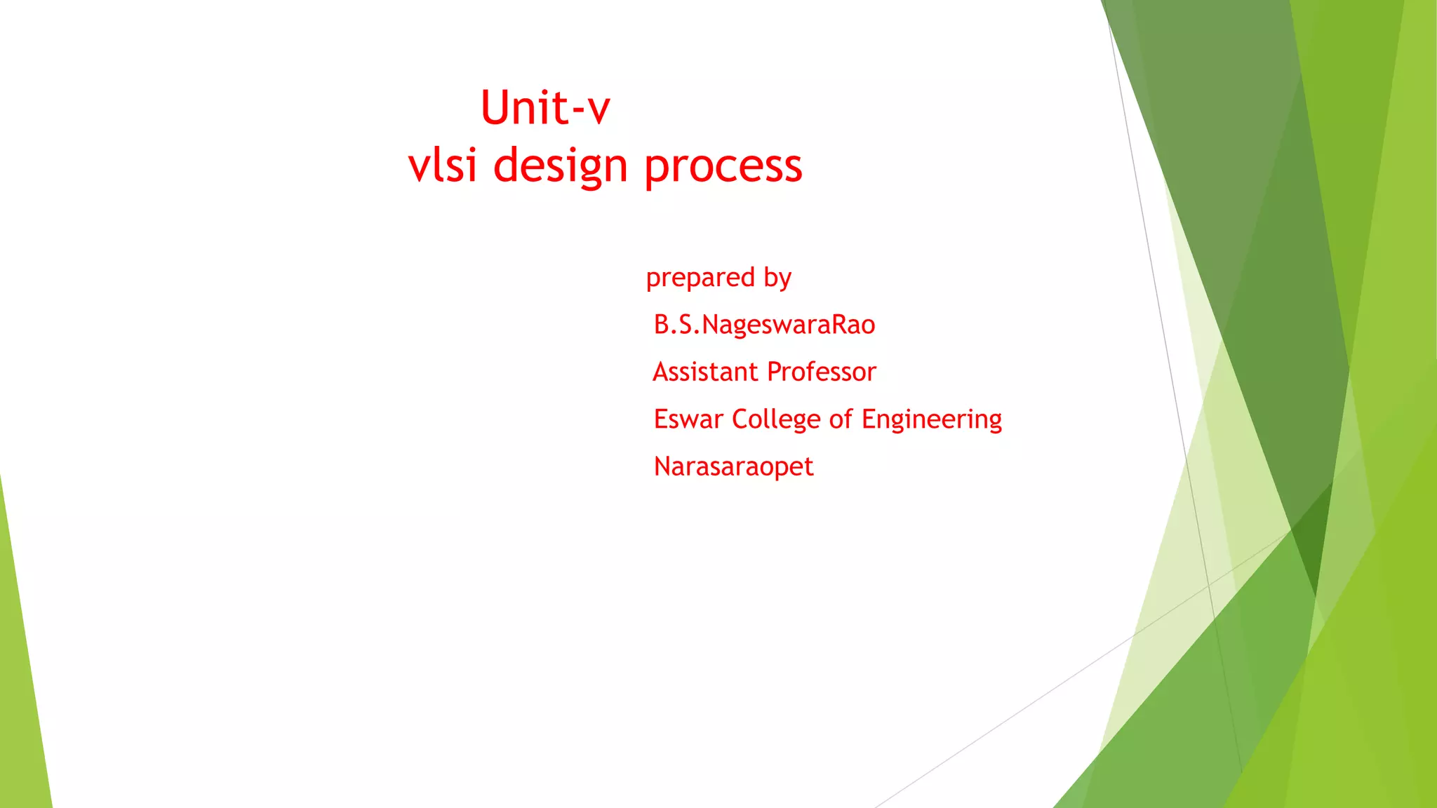 Vlsi Design Process Pptx Programming Languages Computing