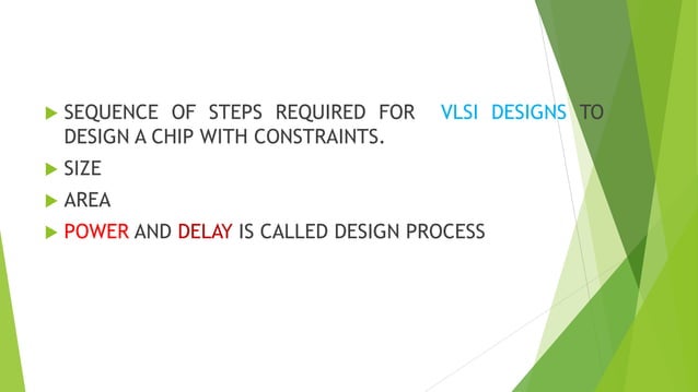 Vlsi design process | PPTX | Programming Languages | Computing
