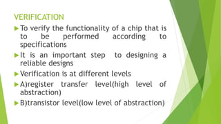 Vlsi design process | PPTX