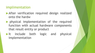 Vlsi design process | PPTX