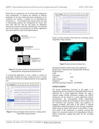 Vlsi design process for low power design methodology using reconfigurable fpga | PDF