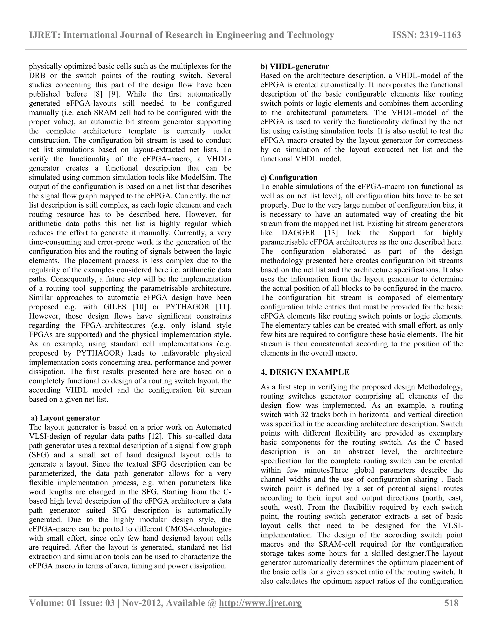 Vlsi Design Process For Low Power Design Methodology Using Reconfigurable Fpga Pdf 3548