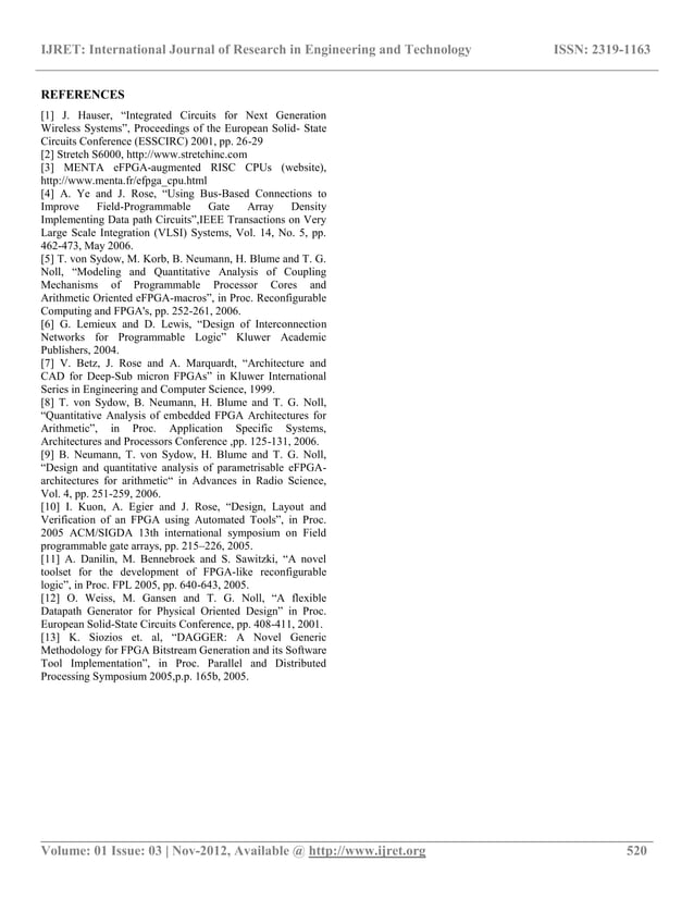 Vlsi design process for low power design methodology using reconfigurable fpga | PDF