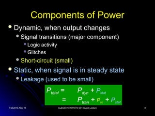 VLSI for Low Power design and circuit.ppt