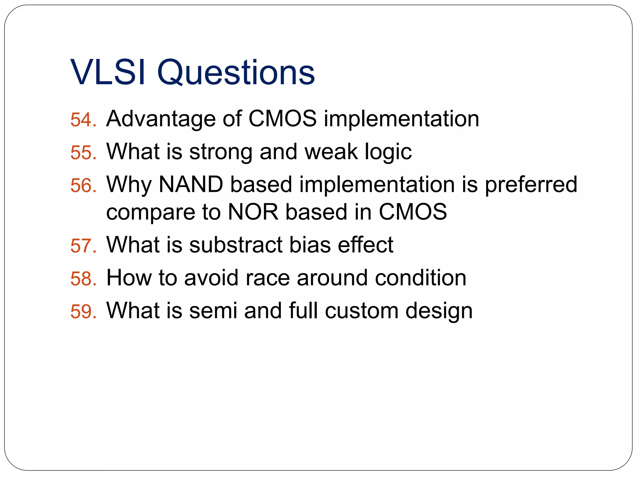 Vlsi Domain Interview Questions Pptx