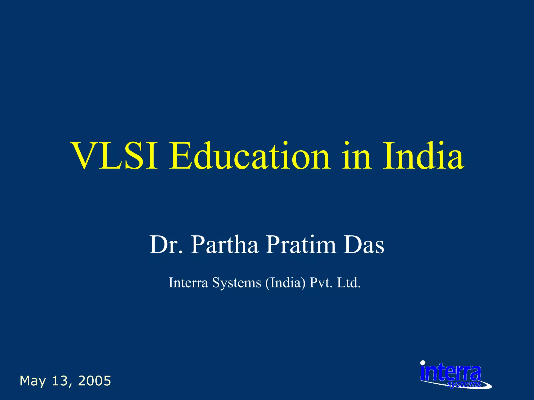 Vlsi Education In India | PPT | Undergraduate Education | College Education