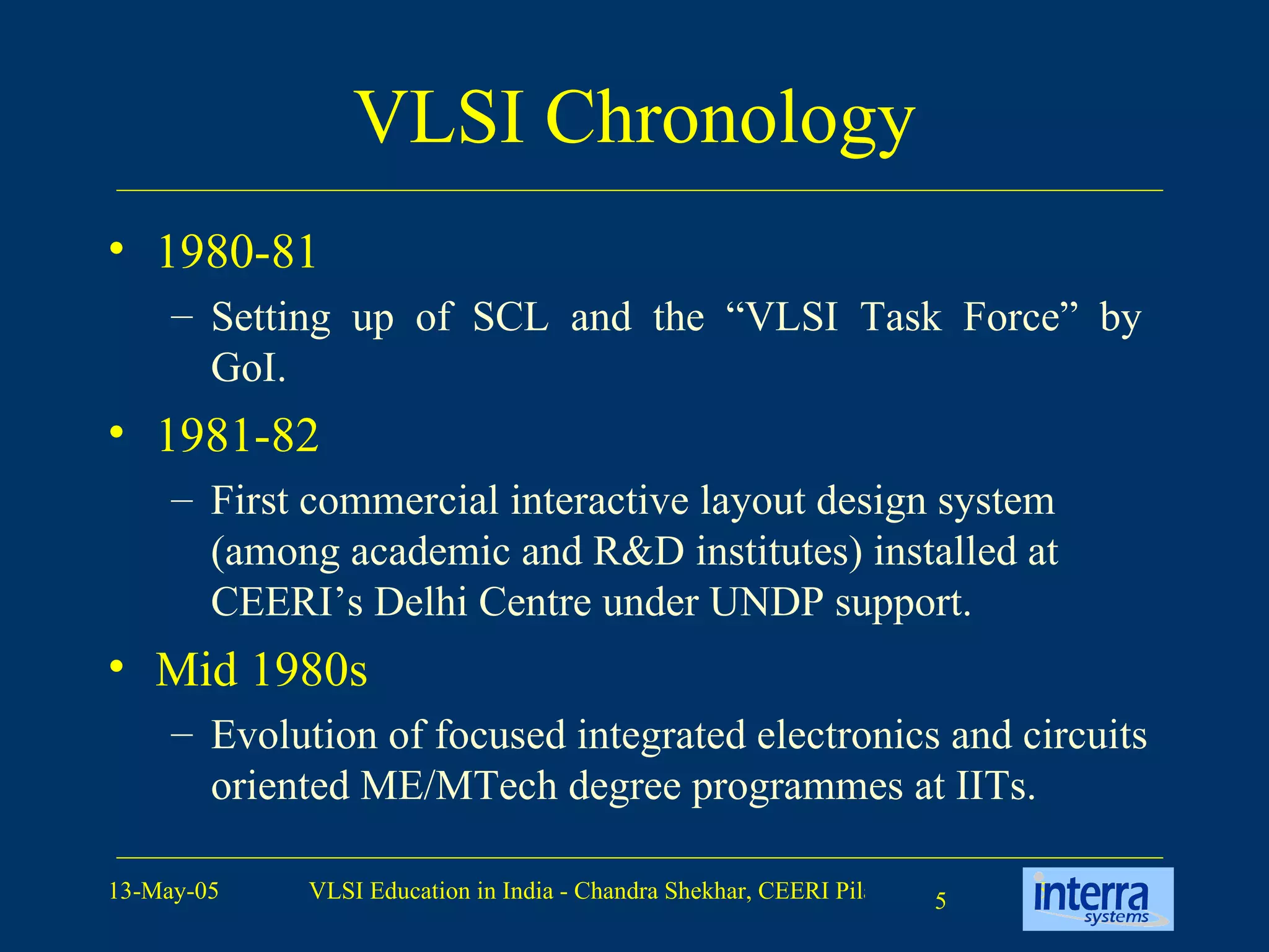Vlsi Education In India | PPT | Undergraduate Education | College Education