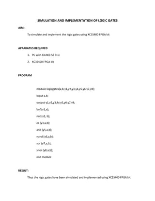 VLSI experiments II | PDF