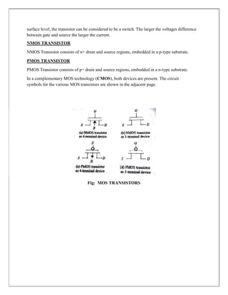 Vlsi Summer training report pdf | PDF