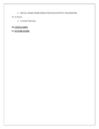 Vlsi Summer training report pdf | PDF