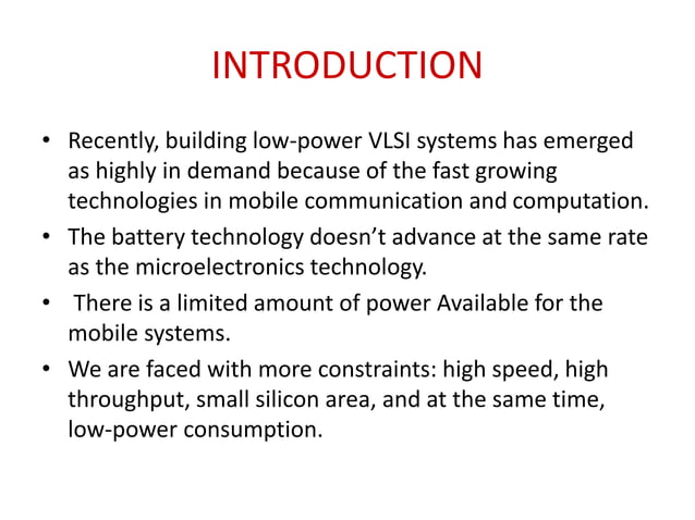 Vlsi Ieee Projects Ppt 