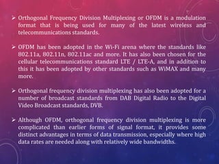 Vlsi implementation ofdm | PPTX
