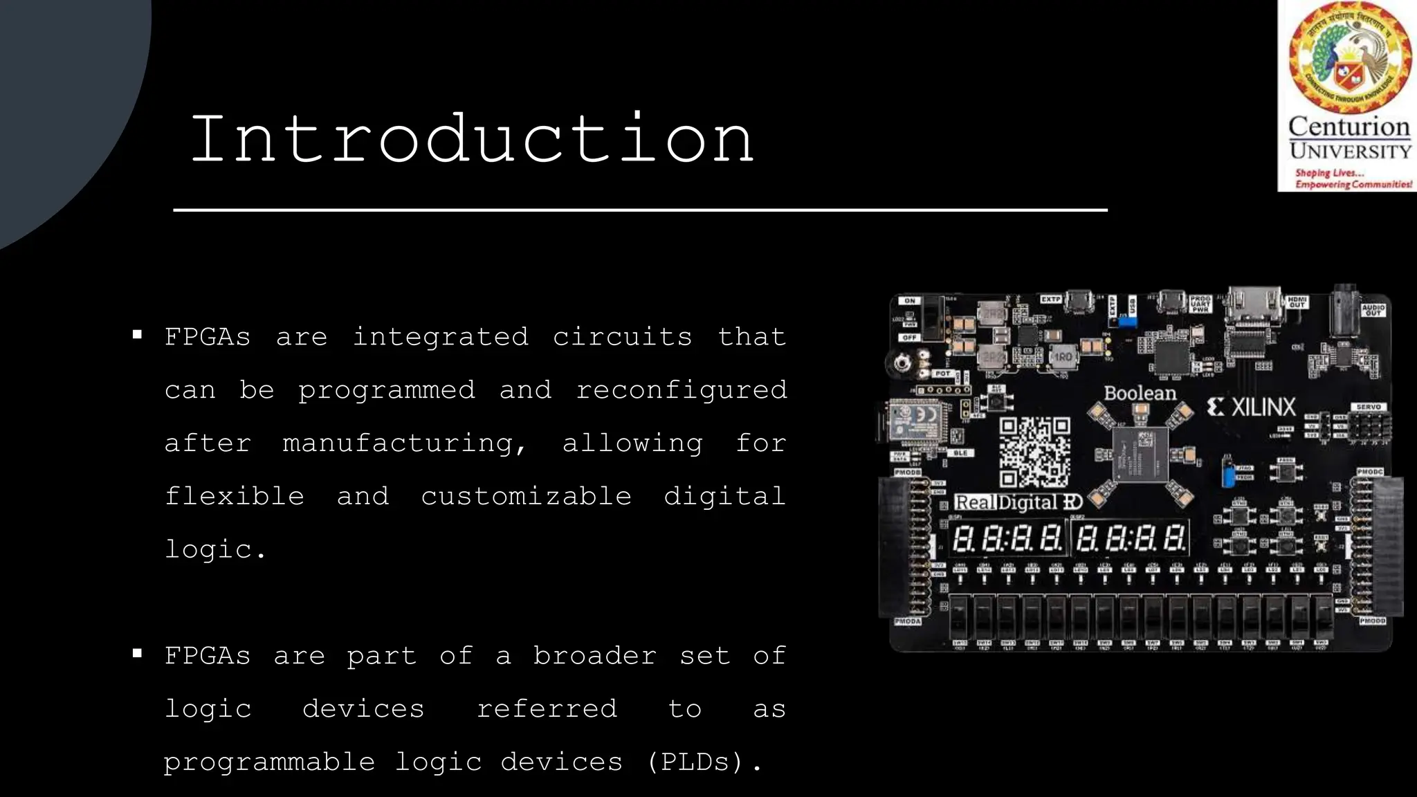 Vlsi Internal Ppt On Field Programable Gate Array Pptx Programming Languages Computing
