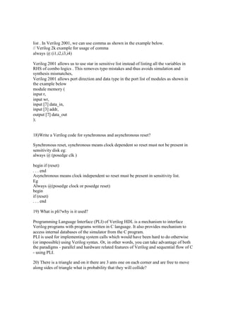 Vlsi interview questions1 | PDF