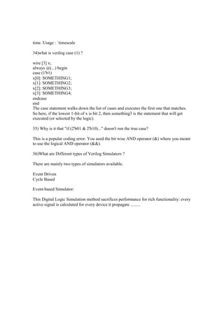 Vlsi interview questions1 | PDF