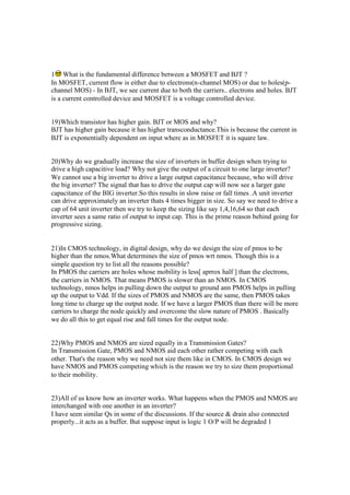 Vlsi interview questions1 | PDF