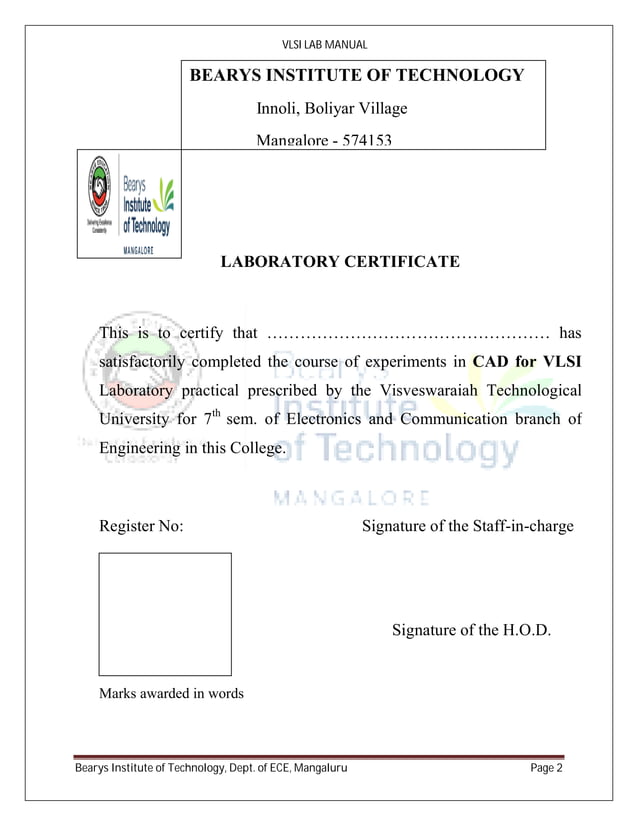 VLSI lab report using Cadence tool | PDF | Computing | Technology & Computing